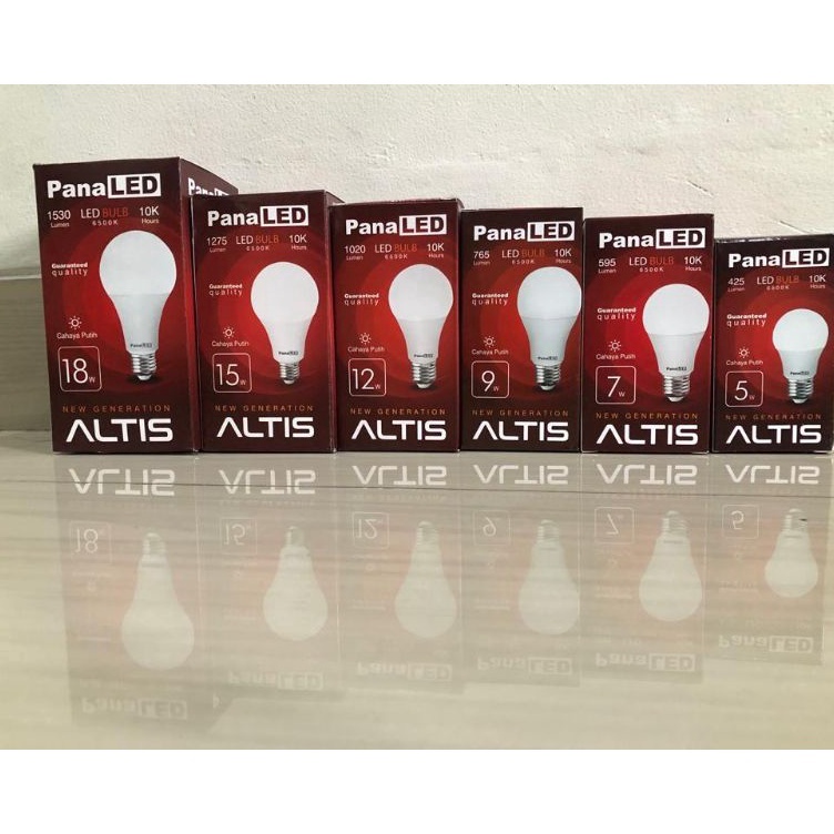 Jual LED Lampu Bohlam PANALED ALTIS PAKET 10 Pcs | Shopee Indonesia