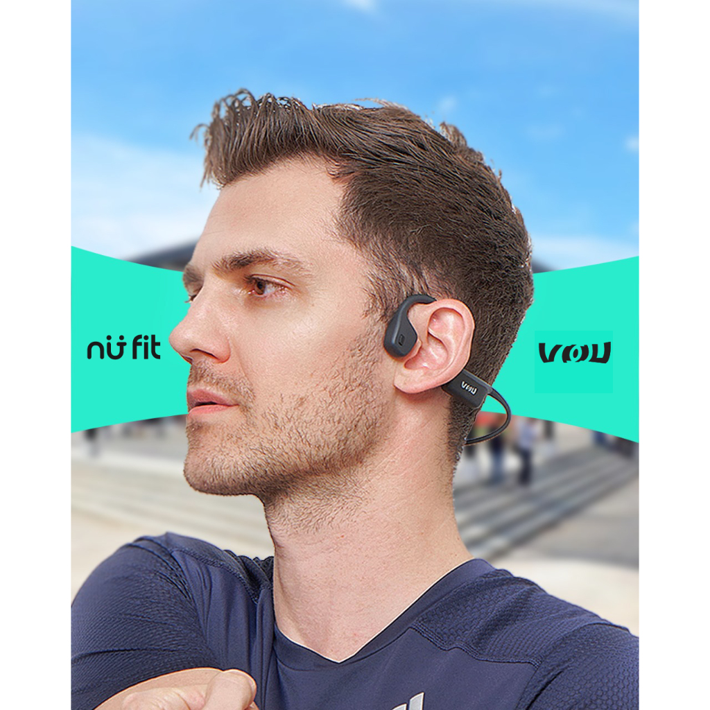 Jual Nu Fit x Vou - Earphone Headset Bluetooth - Bluetooth Headphone ...