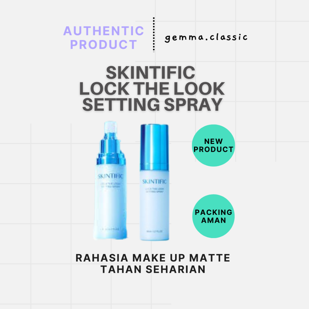 Jual SKINTIFIC Lock The Look Setting Spray 80ML / Makeup Tahan Lama ...