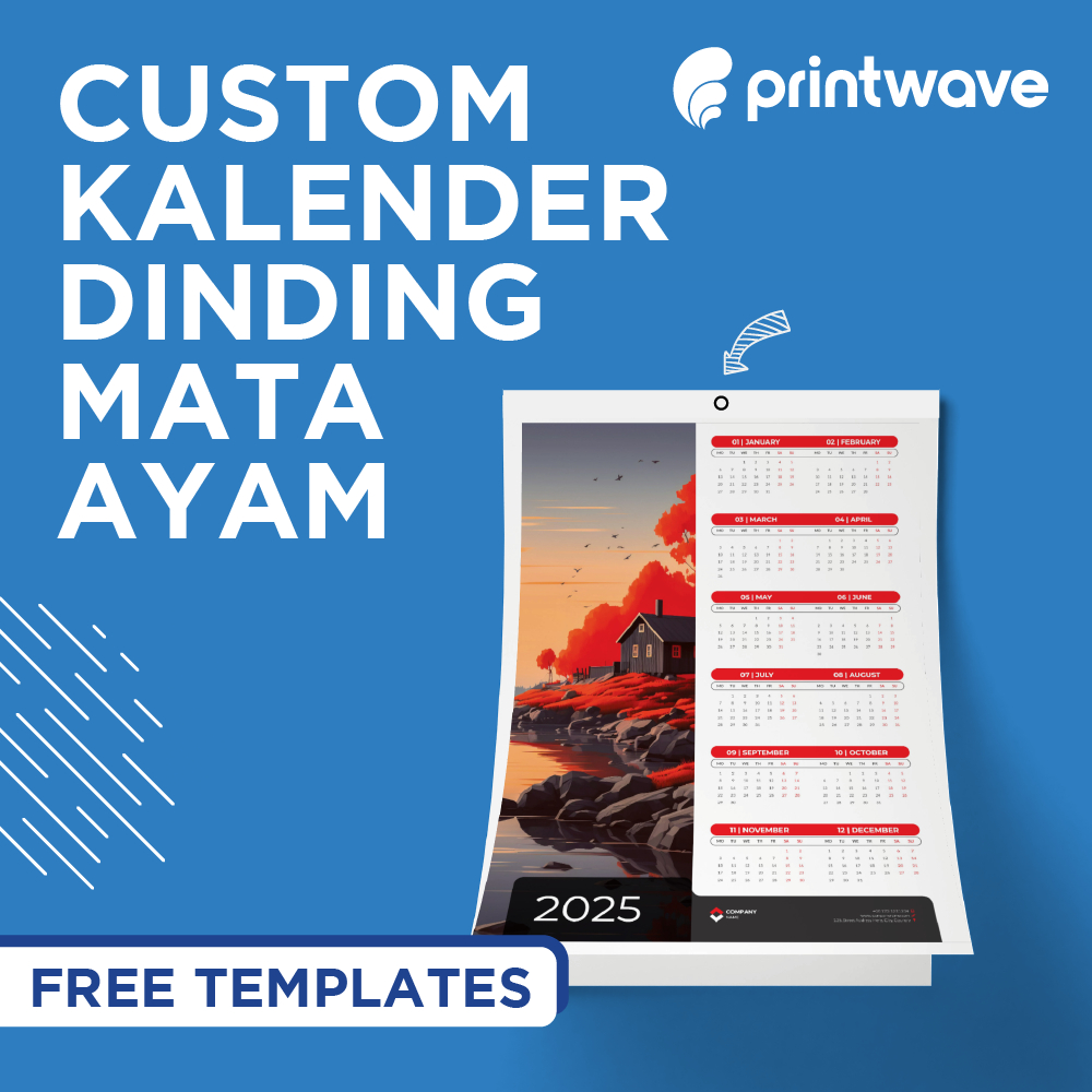Jual E-Commerce Product Sign in 100% B32:B33 Kalender Dinding Mata Ayam ...