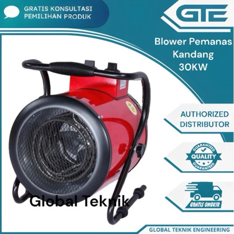 Jual blower pemanas ruangan heater 30kw 380v Blower Pemanas Kandang ...