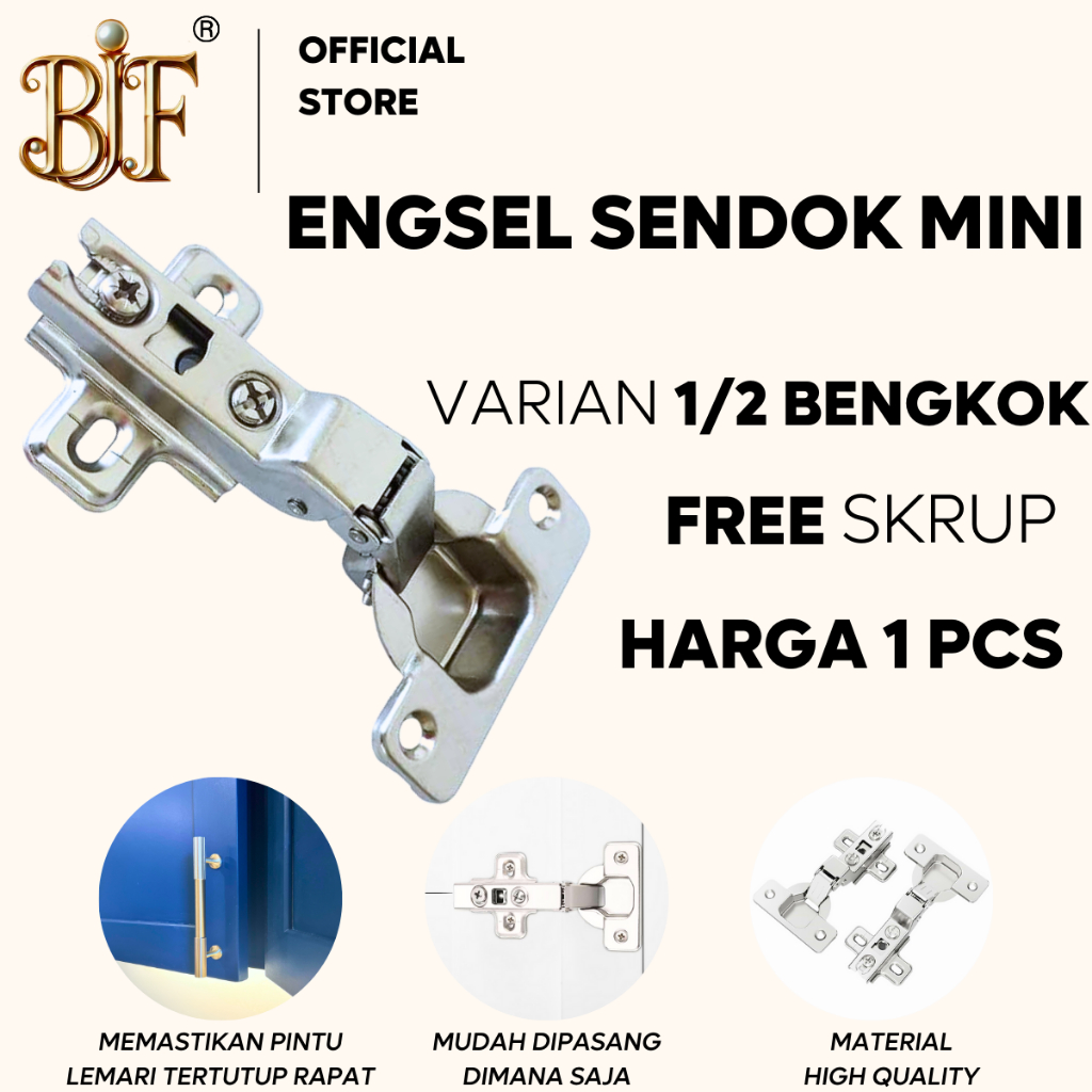 Jual Engsel Sendok Mini Pintu Lemari Varian 1/2 BENGKOK | Shopee Indonesia