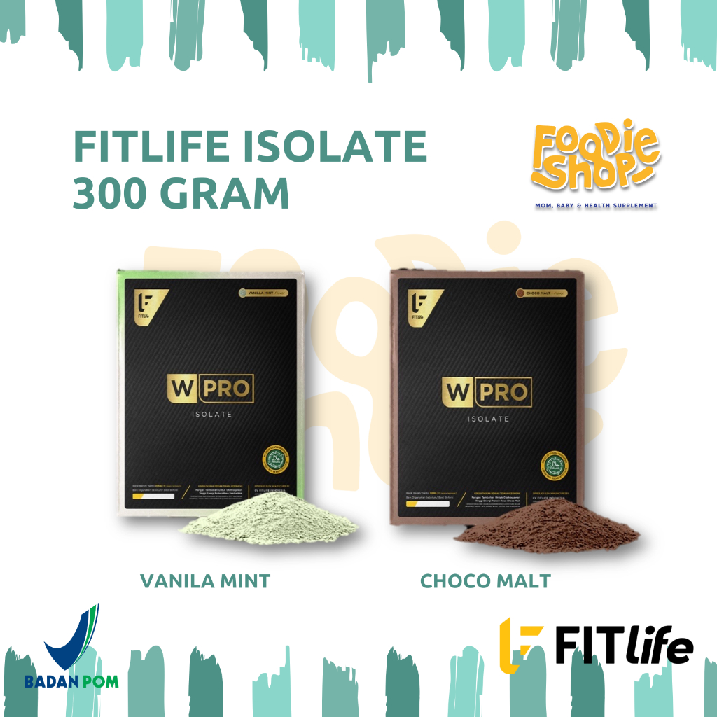 Jual Fitlife WPRO Whey Isolate 300 gram Whey Protein Isolate | Shopee ...
