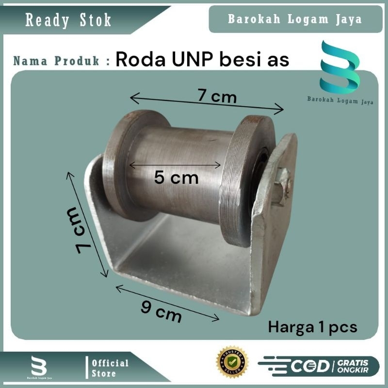 Jual Roda Pagar UNP besi as super rel 5 | roda pagar anti macet ...