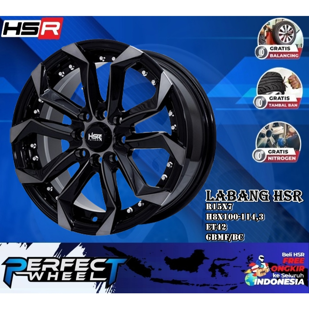 Jual Velg Hsr Labang R15 Velg Mobil Agya,Brio,Calya,Xenia,Futura,LGX ...
