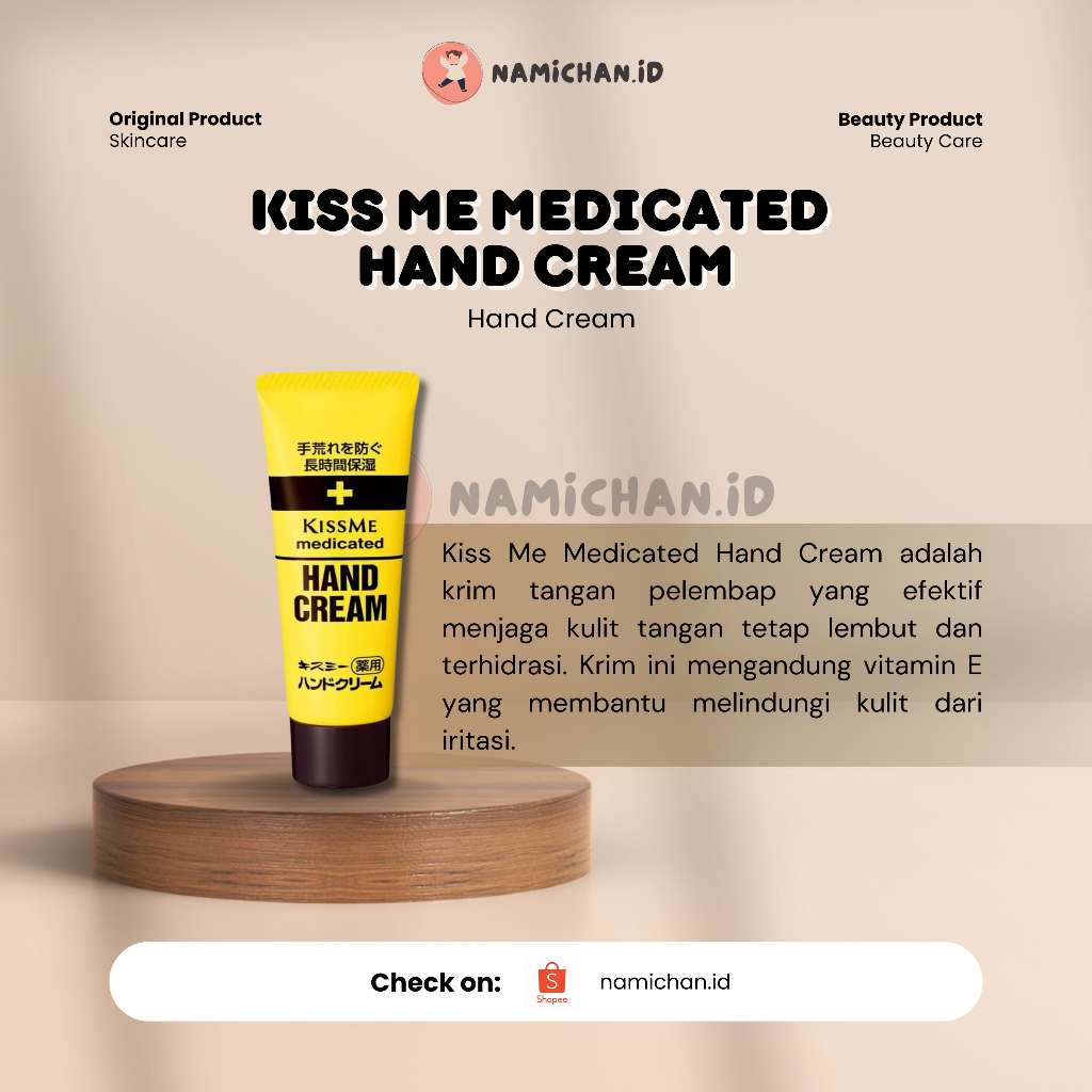 Jual [ PO Japan ] Kiss Me Medicated Hand Cream | Kiss Me Hand Cream ...