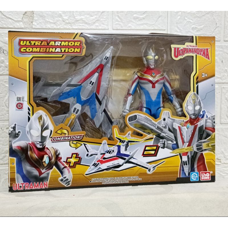 Jual Ultraman Set Action Figure Armor Combination Series ultraman Dyna ...