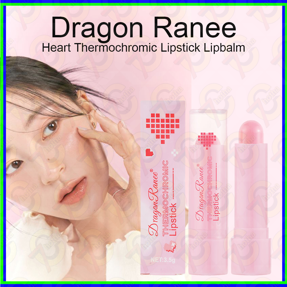 Jual DRAGON RANEE Heart Thermochromic Lipstick Lipbalm Lipstik Berubah Warna Bibir Dragonranee ...