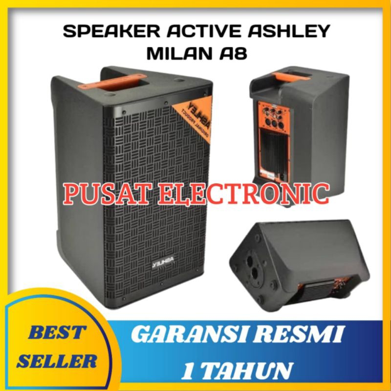 Jual Speaker Aktif Ashley Milan A8 Original Speaker aktif 8inch ...