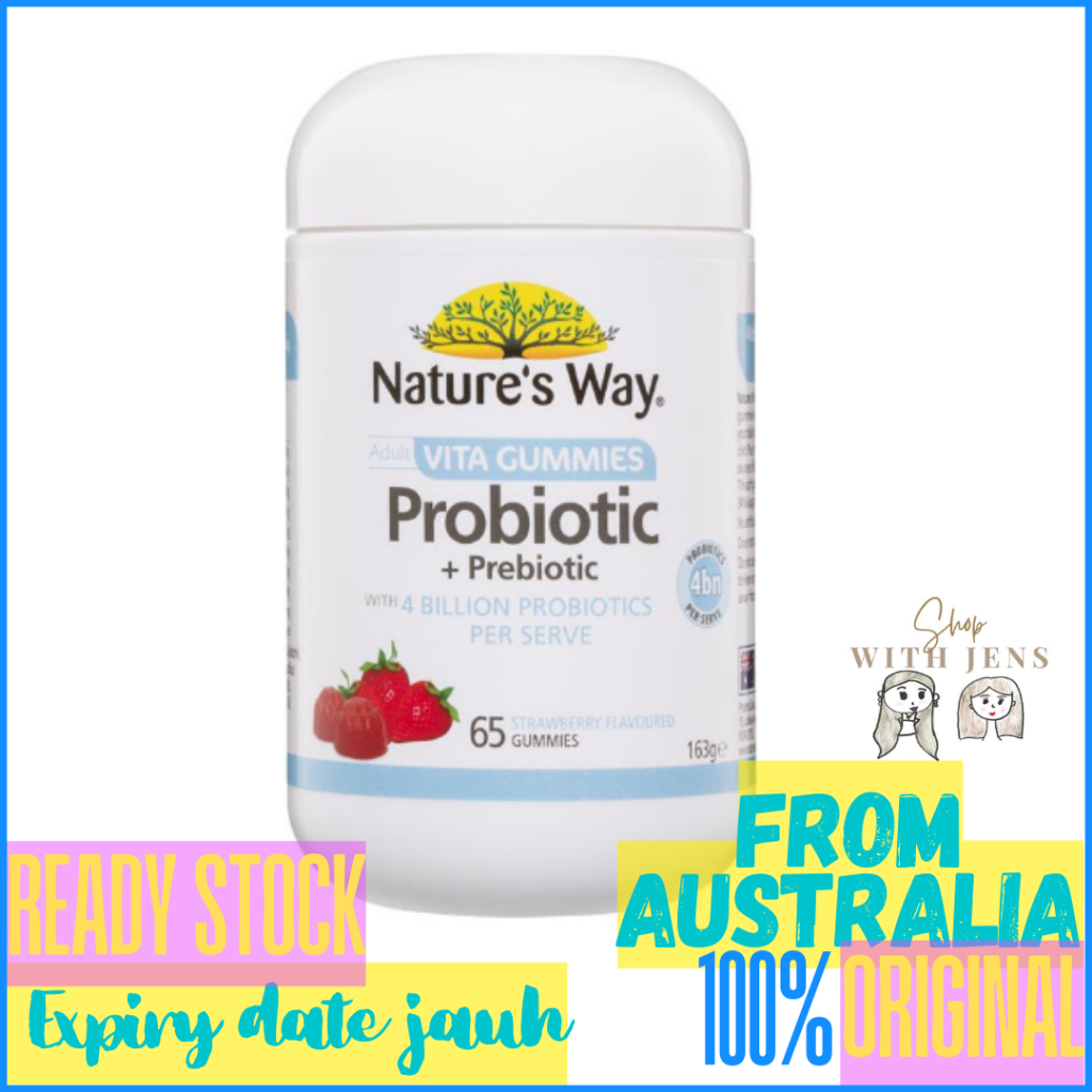 Jual Nature's Way Adult Vita Gummies Probiotic + Prebiotic Sugar Free ...