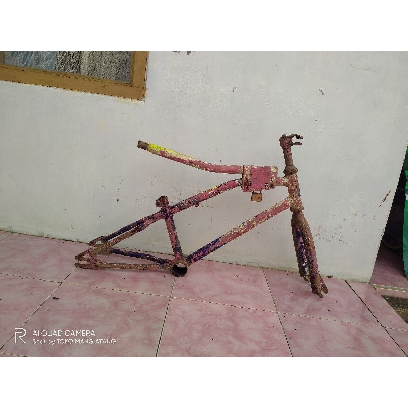 Jual frame Fork Sepeda BmX Wimcycle METALIZER ban 16 inch real PICTURE ...