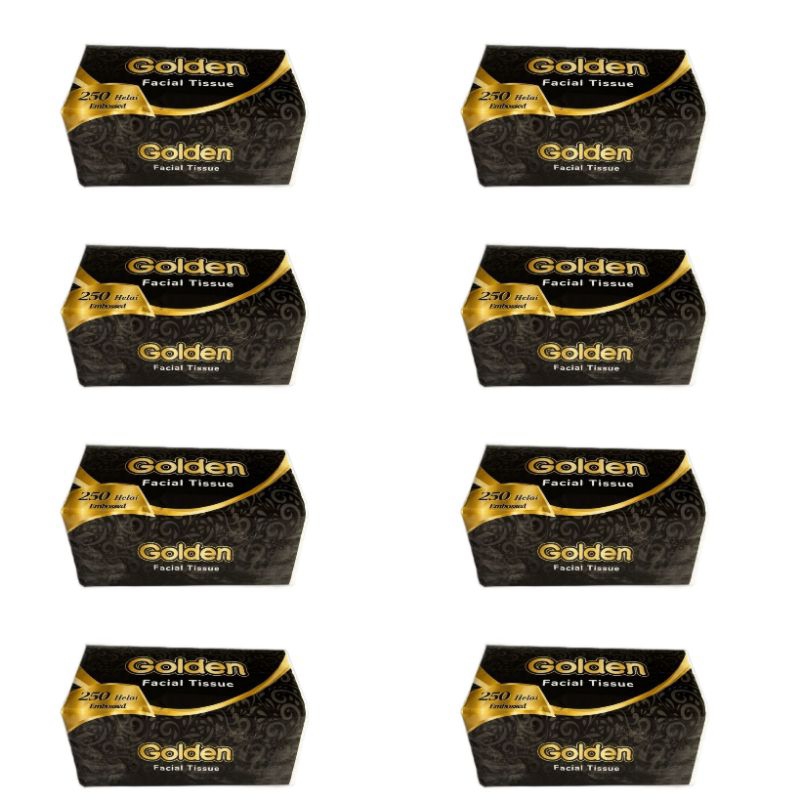 Jual TISSUE GOLDEN 250 HELAI PAKET 8 PCS | Shopee Indonesia