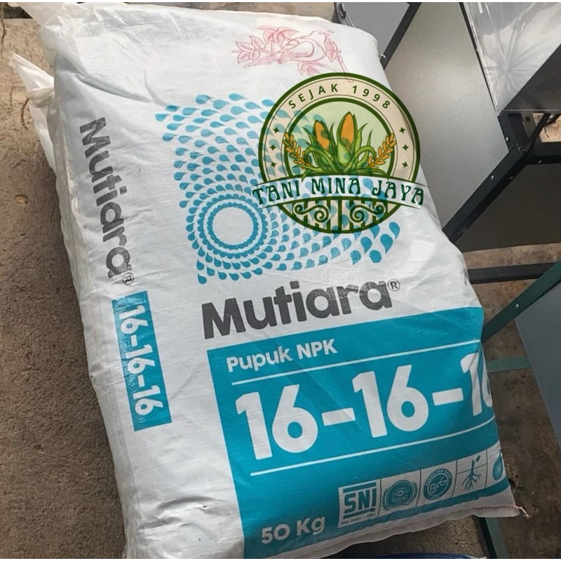Jual [TANI MINA JAYA] PUPUK NPK MUTIARA 16-16-16 BIRU PENYUBUR TANAMAN 50 KG | Shopee Indonesia