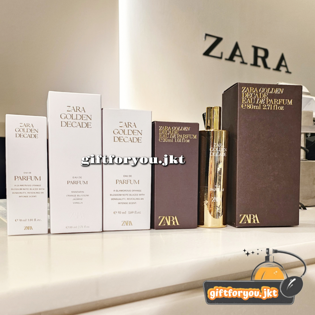 Jual Parfum Zara Golden Decade 30 50 dan 80 ml EDP Original Series Ruby ...