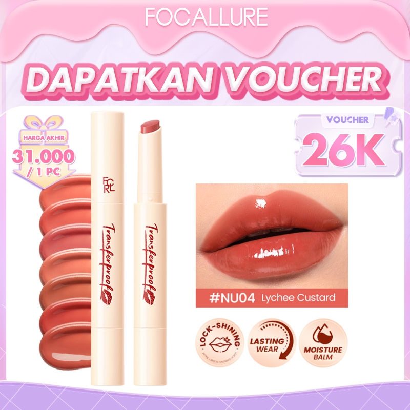 Jual FOCALLURE #TransferproofHero Lock-shining Glossy Balm Moisture ...