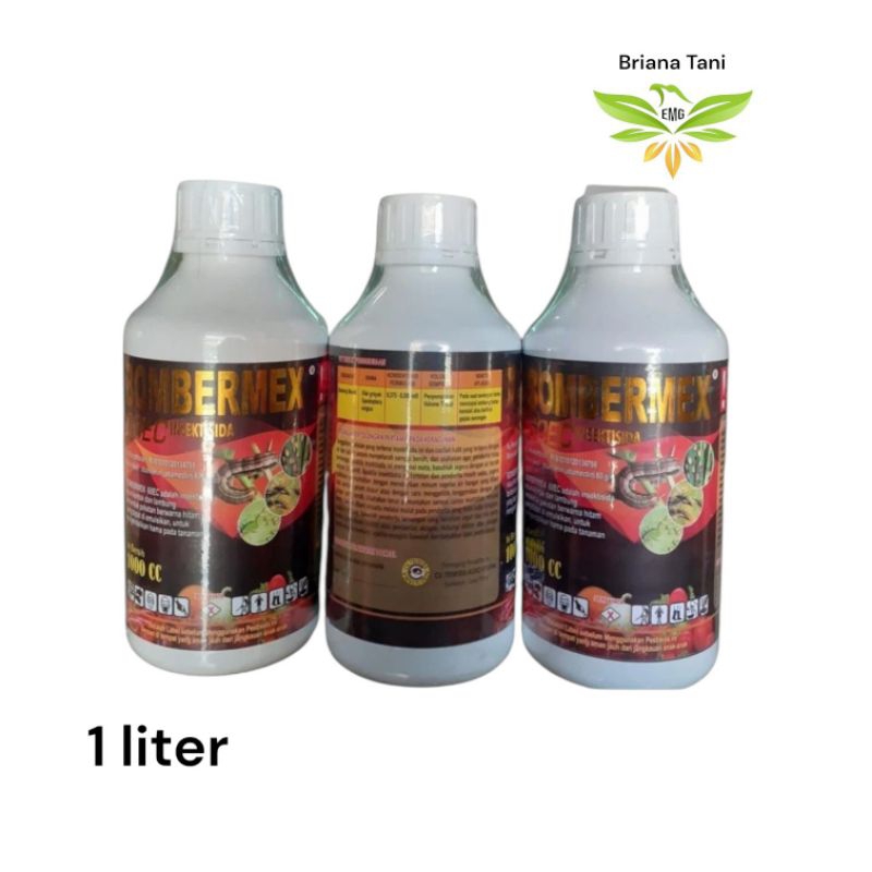 Jual Insektisida Bombermex 60ec 1L Bahan Aktif Abamektin 60g/l Abacel ...