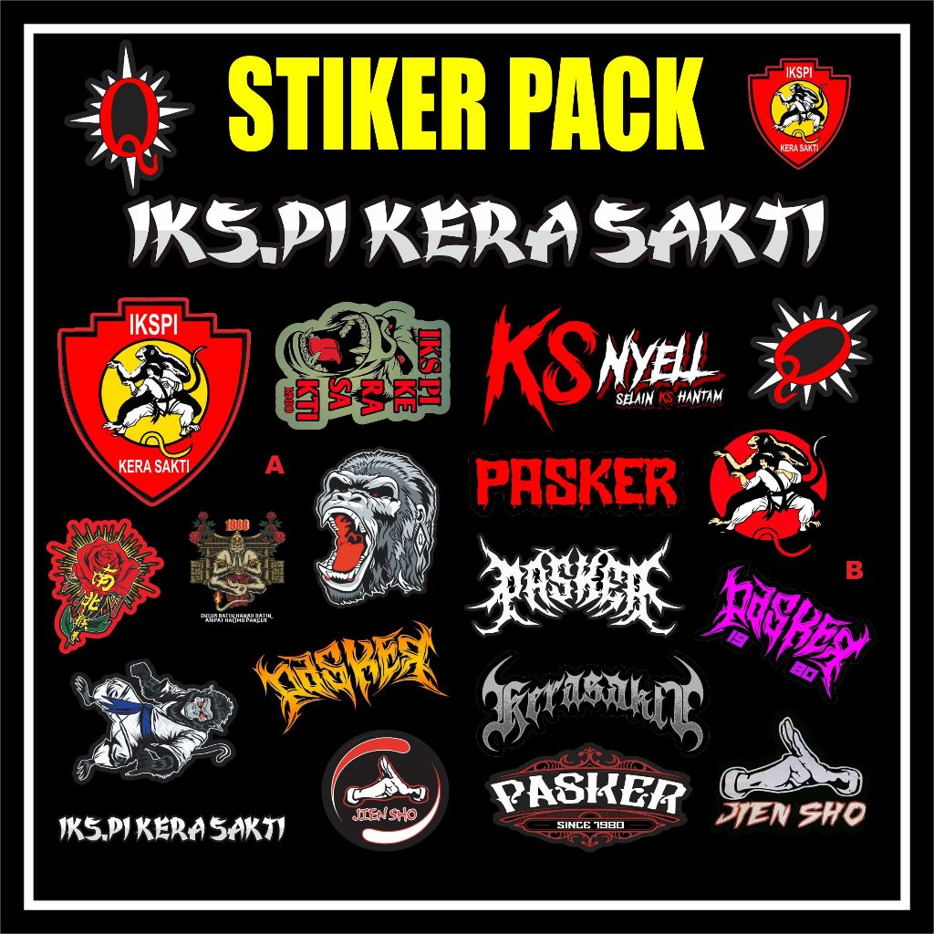 Jual STIKER PACK IKS PI KERA SAKTI PESILAT | Shopee Indonesia