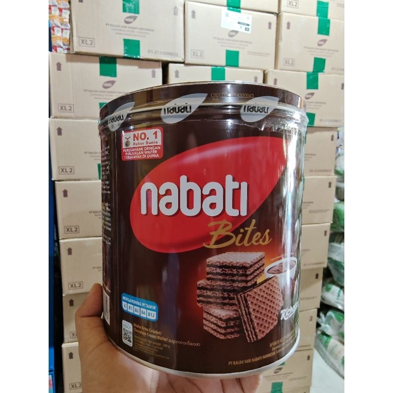 Jual Nabati Wafer Coklat Kaleng 240g | Shopee Indonesia