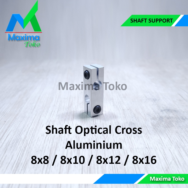 Jual Shaft Optical Axis Cross Fixing Block Smooth Rod 6x6mm 8x8mm ...