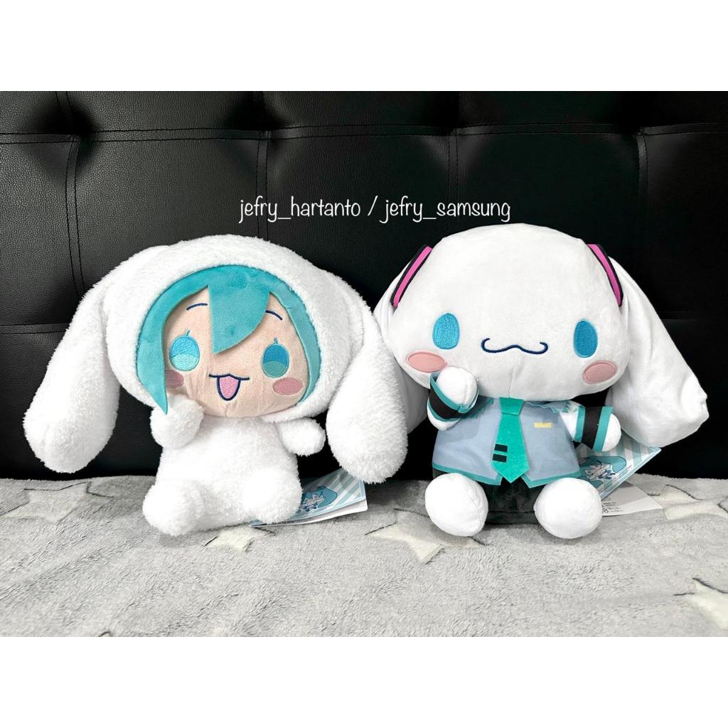 Jual Boneka Hatsune Miku x Cinnamoroll BIG Plush Original Sanrio Jepang RARE Doll Vocaloid ...