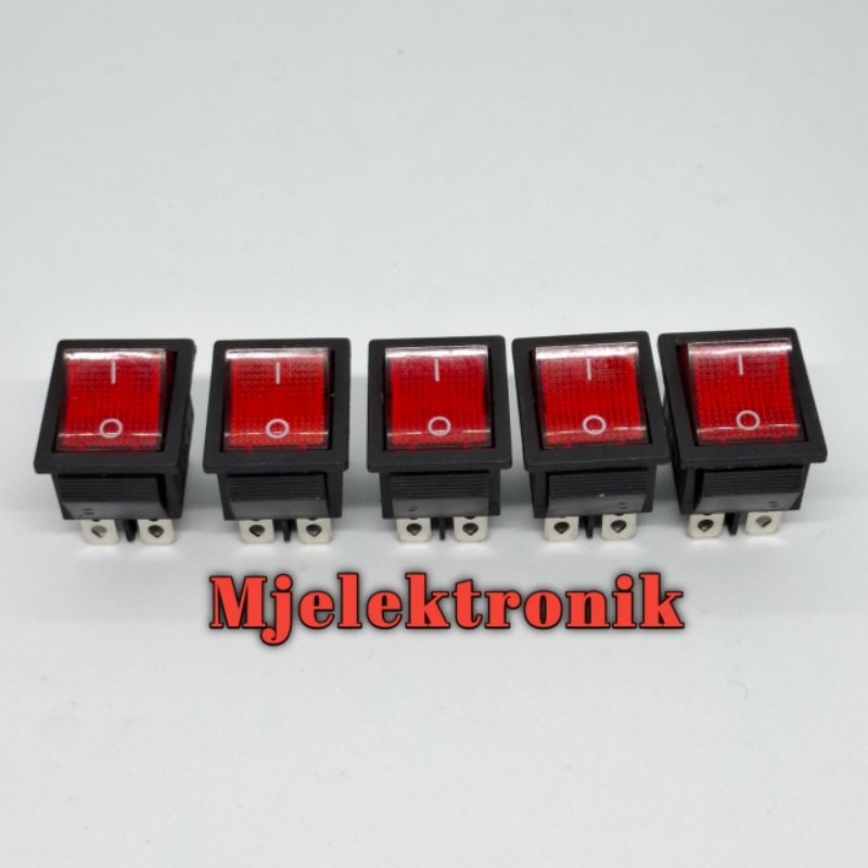 Jual Saklar Switch 6 Kaki ON OFF Stop kontak Gepeng 6 pin 5 pcs ...