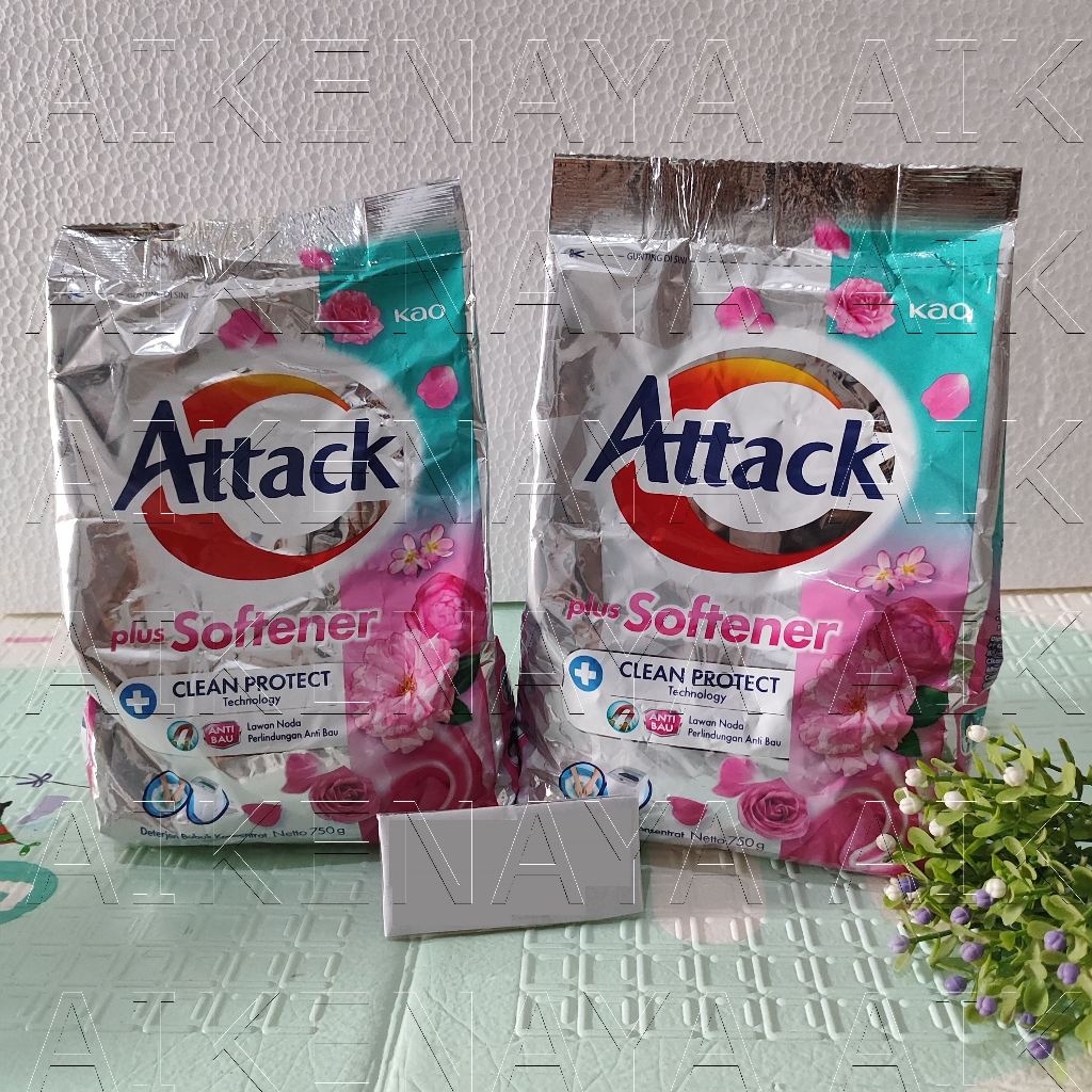 Jual Attack Plus Softerner - Clean Protect - Detergent Bubuk Konsetrat - KAO | Shopee Indonesia