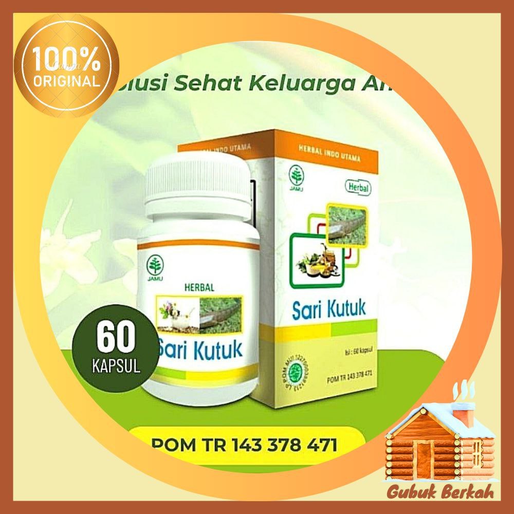 Jual Sari Kutuk - Kapsul Ikan Kutuk - GABUS isi 60 Kapsul Herbal Indo Utama | Shopee Indonesia