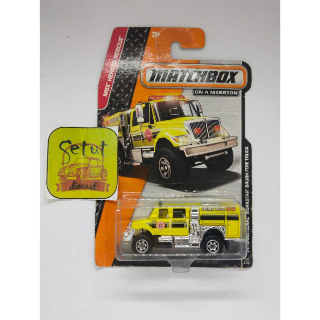 Jual MATCHBOX INTERNATIONAL WORKSTAR BRUSH FIRE TRUCK PEMADAM KEBAKARAN ...