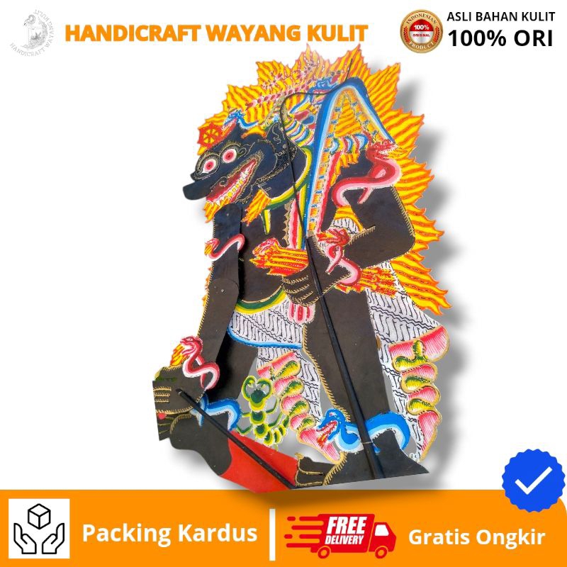 Jual HANDICRAFT WAYANG KULIT | Wayang Kulit Sapi ASLI Buto Triwikromo ...