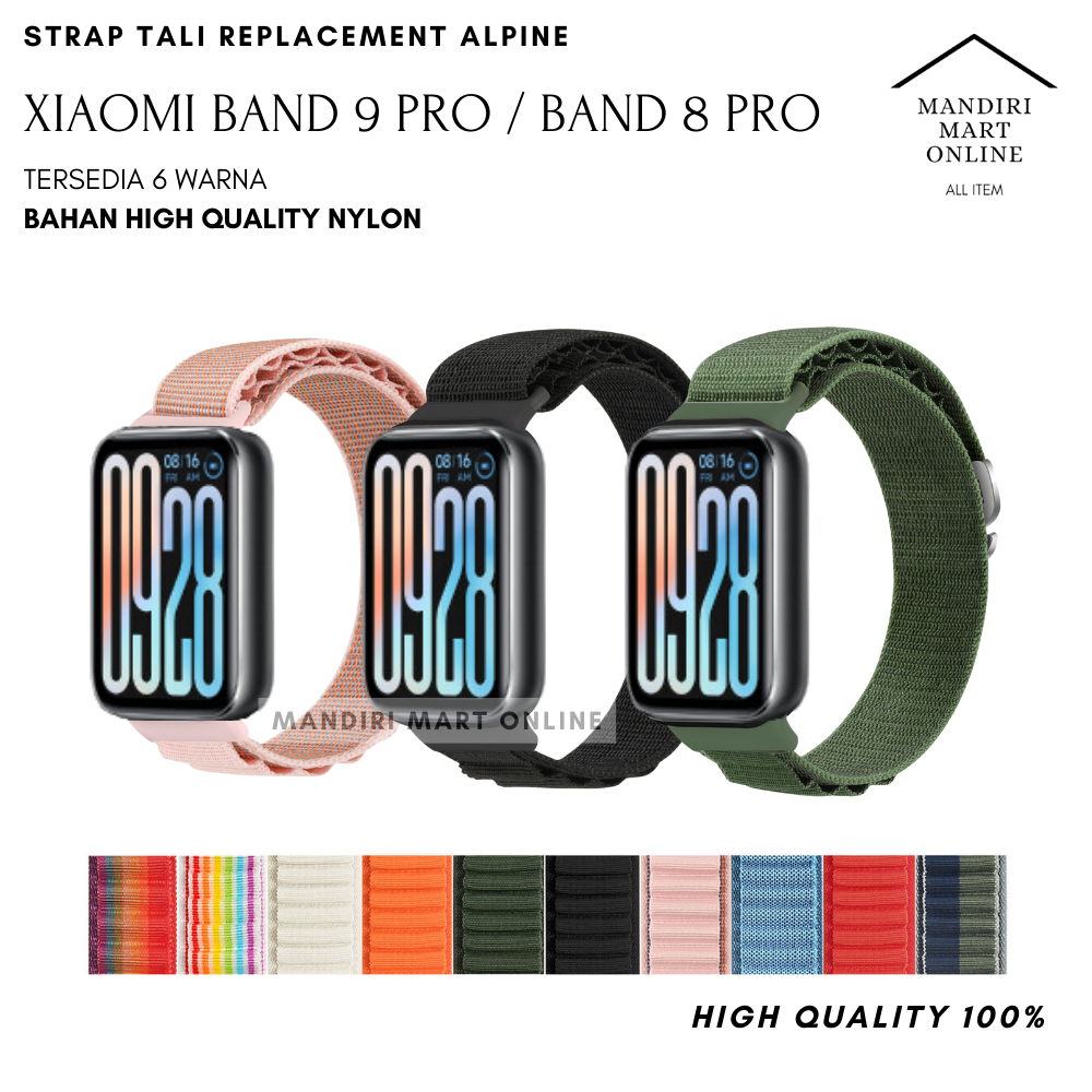 Jual Strap Xiaomi Smart Band 9 Pro / Mi Band 9 Pro Alpine Loop / Tali Pengganti Xiaomi Mi Band 8 ...