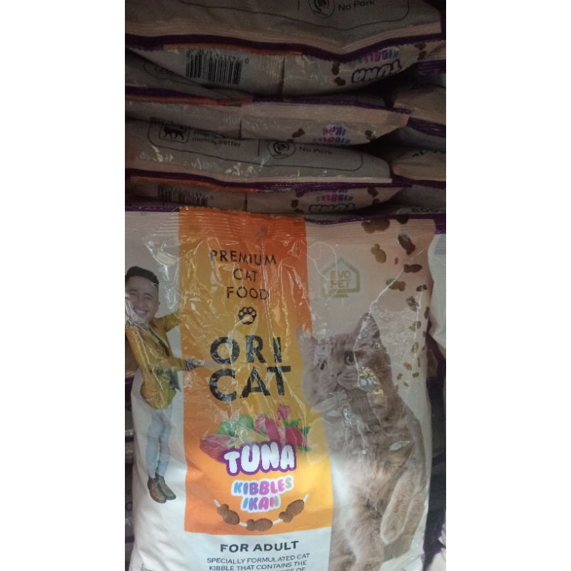 Jual Makanan Kucing Ori Cat Tuna Kibbles Ikan 800g | Shopee Indonesia