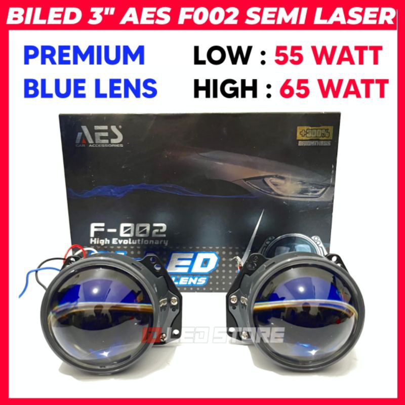 Jual PAKET BILED AES F2 F002 3 INCH projie biled f2 ORIGINAL AES DC 12 ...