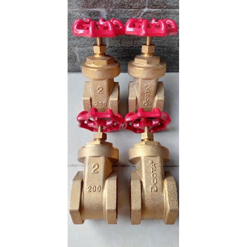 Jual Stop Kran Gate Valve Keran 2" Inch Dcota By Onda kuningan | Shopee Indonesia