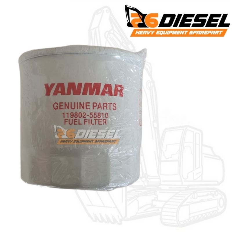 Jual Filter Solar Yanmar 4TNV84 119802-55810/Fuel Filter Yanmar 4TNV84 ...