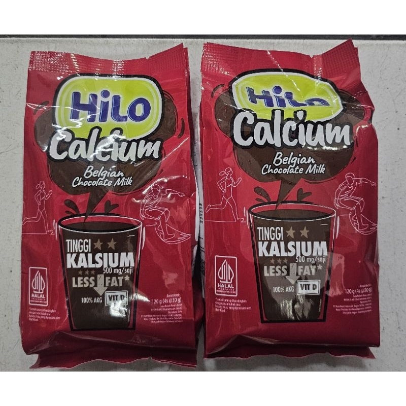 Jual Hilo Calcium Belgian Chocolate 120g Pouch (isi 4 sachet×30g) | Shopee Indonesia