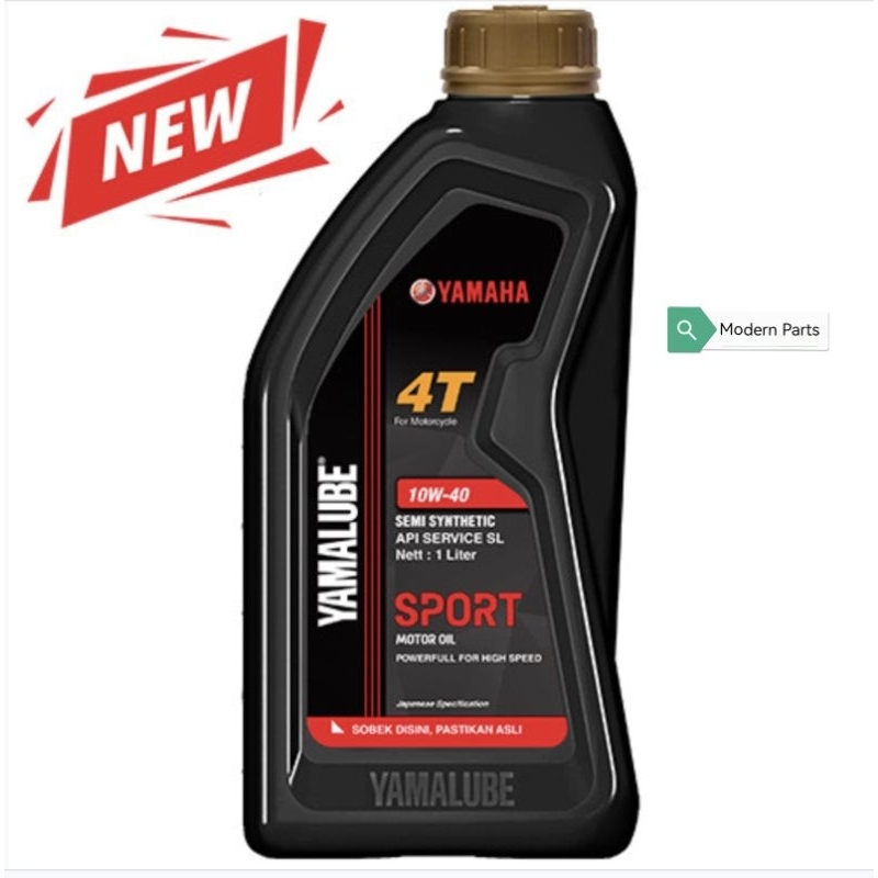 Jual Oli Yamaha Yamalube Sport 1 Liter SAE 10W-40 API JASO MA | Shopee Indonesia