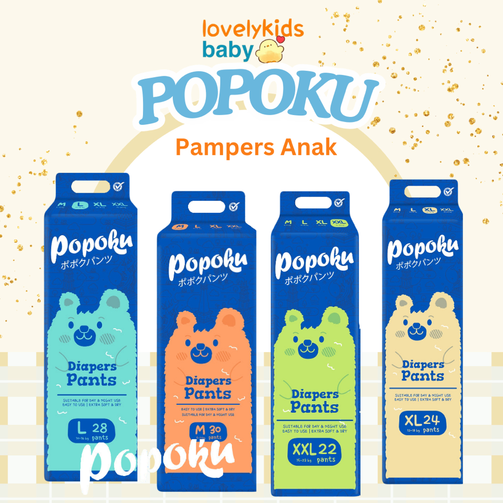 Jual Popoku Popok Bayi Pants Celana Pampers Anak Popok Murah Popok Sekali Pakai | Shopee Indonesia
