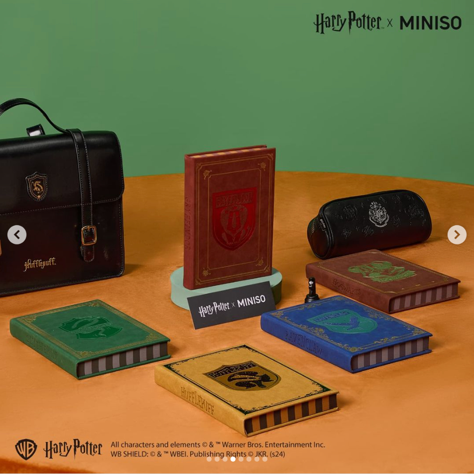 Jual Miniso x Harry Potter Hardcover Book Notebook Series Hogwarts Buku ...