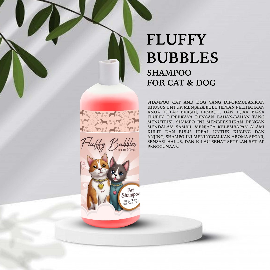 Jual Fluffy Bubbles Shampoo anti jamur dan kutu Plus conditioner 250 ml | Shopee Indonesia