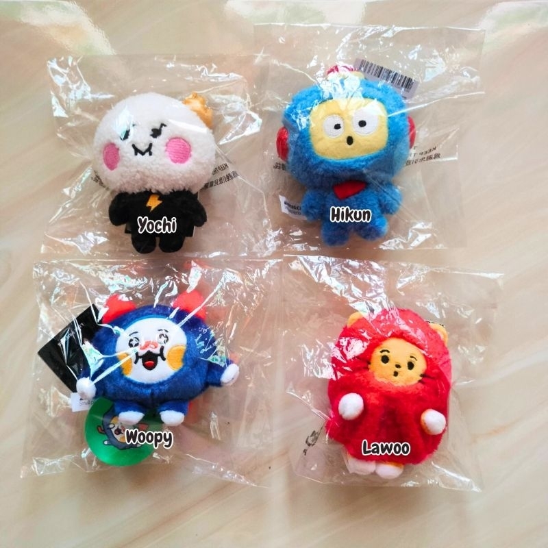 Jual Treasure Truz Yochi Hikun Woopy Lawoo Official Doll Line Friends Bc kr Bagcharm Pouch Bc ...