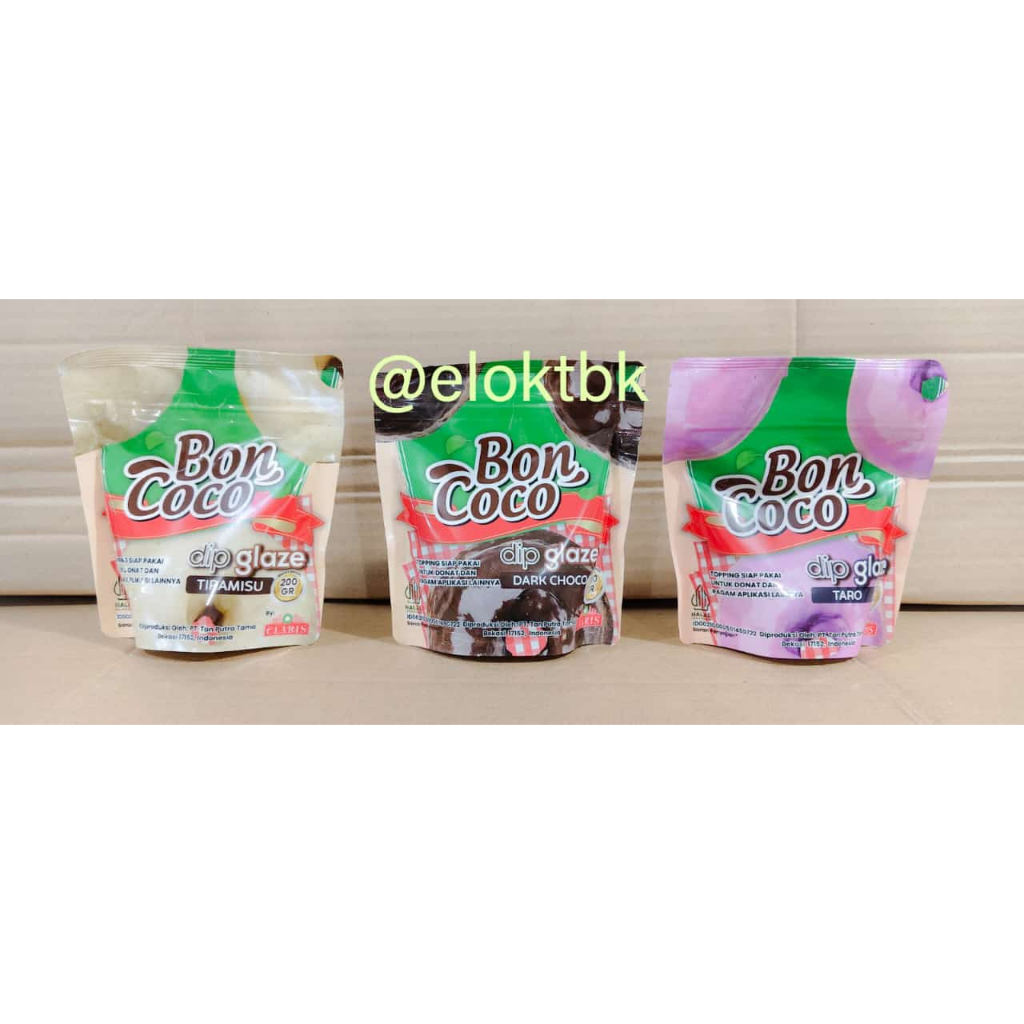 Jual Boncoco Glaze / Topping Donat Kemasan Sachet 200gr | Shopee Indonesia
