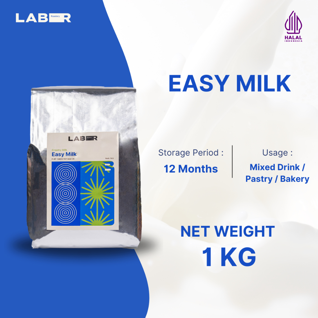 Jual LABR Easy Milk Creamer (Bubuk Susu Instan) 1kg | Shopee Indonesia