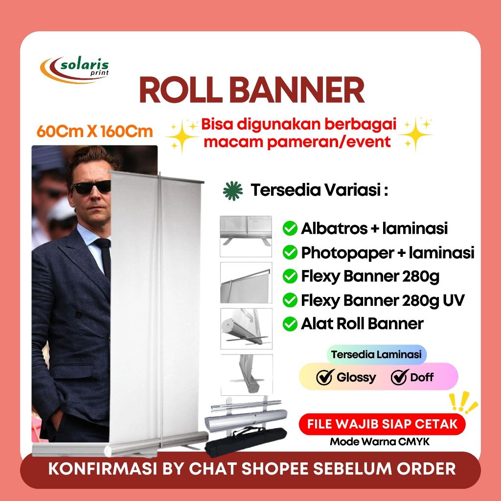 Jual Roll Banner 60x160 Kualitas#1 | Shopee Indonesia