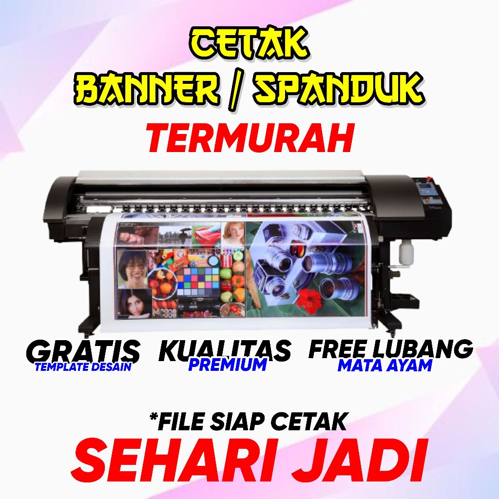 Jual SEHARI JADI!! CETAK BANNER / SPANDUK TERMURAH | Shopee Indonesia
