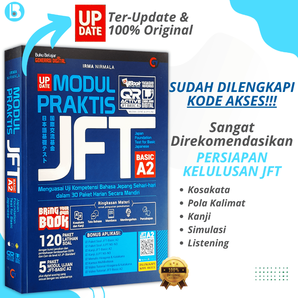 Jual BUKU JFT - BUKU SOAL JFT - JFT - Buku Uji Kompetensi Bahasa Jepang ...