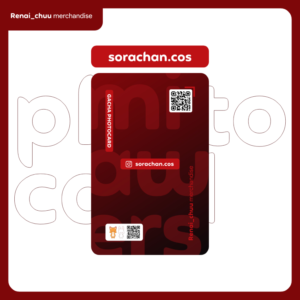 Jual Sorachan.cos Photocard - Gacha - Renai_chuu x Sorachan.cos Special ...