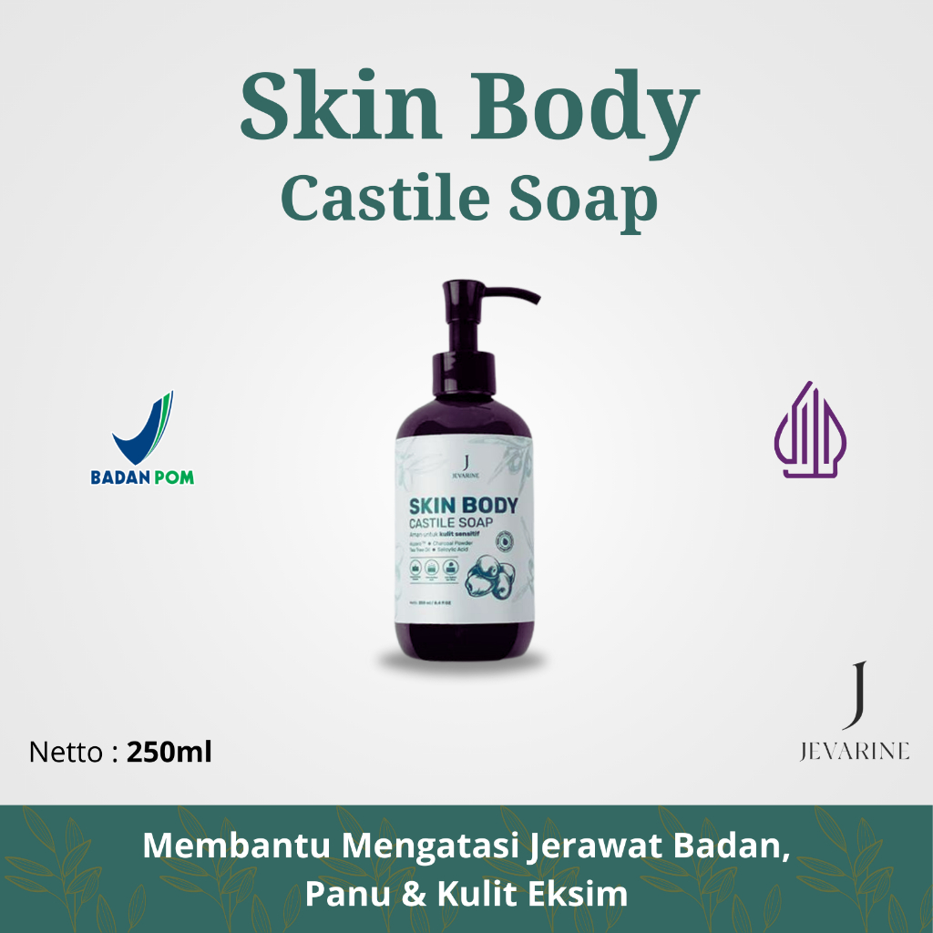 Jual Jevarine Skin Body Castile Soap Sabun Mandi Untuk Mengatasi ...