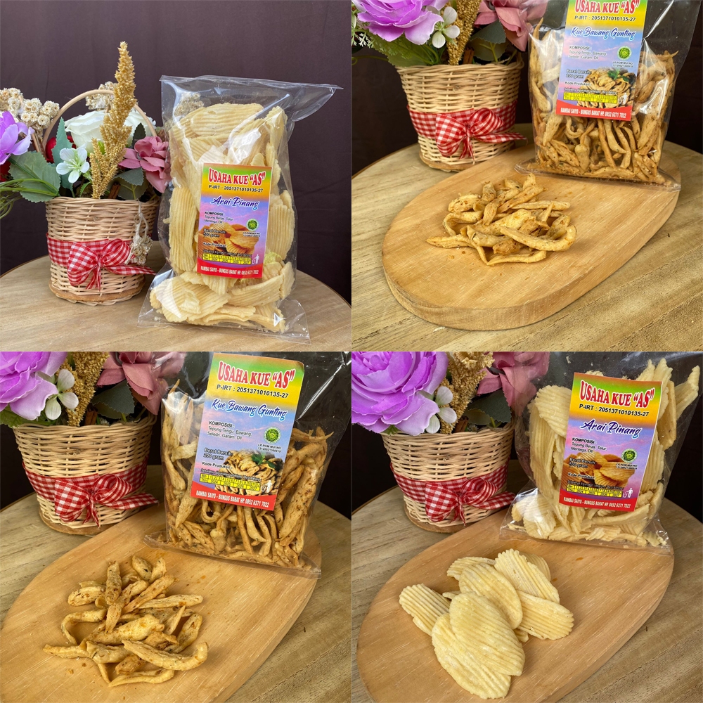 Jual Kue AS Cemilan Makanan Oleh-oleh Khas Padang (Akar Kelapa, Arai ...