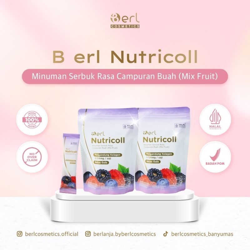 Jual B ERL NUTRICOL MIX FRUIT [Mengandung L-Glutathion, Collagen Tri ...