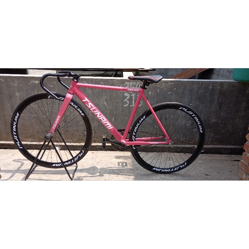 Jual sepeda fixie pink kekinian | Shopee Indonesia